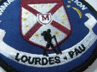 China Custom Twill Velvet Iron On Embroidery Patch 9C Color Washable for Clothing for sale