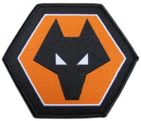 China Custom Woven Patches 12 Colors Merrow Border Washable PMS Polyester Patch for Clothing for sale