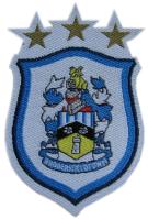China Custom Woven Patches 12 Colors Merrow Border Washable PMS Polyester Patch for Clothing for sale