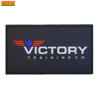 China Pantone Garment Morale PVC Patch PMS Waterproof Plastic Vinyl Offset for sale
