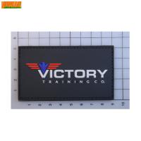 China Pantone Garment Morale PVC Patch PMS Waterproof Plastic Vinyl Offset for sale
