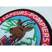 China Custom Deer Embroidery Patch 12C Twill Iron On PMS Color Shrink Proof 100 Polyester for sale