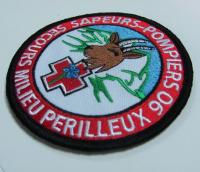 China Custom Deer Embroidery Patch 12C Twill Iron On PMS Color Shrink Proof 100 Polyester for sale