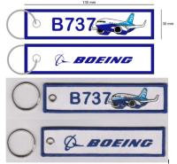 China Custom Pantone Color Embroidered Keychain Washable Fabric with Big Ring 2mm-5mm Thickness for sale
