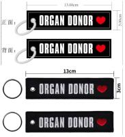 China Custom Pantone Color Embroidered Keychain Washable Fabric with Big Ring 2mm-5mm Thickness for sale