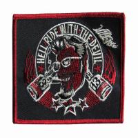 China Merrow Border Iron On Embroidered Patches Dry Cleanable Shrink Proof for sale