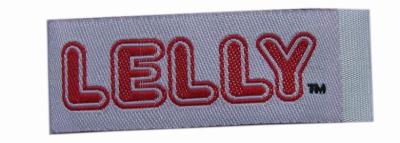 China Custom Satin Woven Clothes Label 12C No Shrinking Washable PMS Color for sale