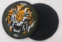 China Custom Twill Embroidered Patch Badge Animal Logo Iron On 12C Shrink Proof Washable Durable for sale
