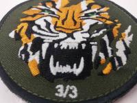 China Custom Twill Embroidered Patch Badge Animal Logo Iron On 12C Shrink Proof Washable Durable for sale