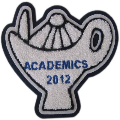 China Custom Pantone Color Chenille Embroidery Patches 0.8mm-3.5mm Washable for Clothes for sale