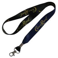China Custom Nylon Lanyard with Pantone Color ID Badge Holder 100pcs MOQ for sale