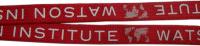 China Custom Logo Printed Tube Safety Neck Woven Lanyard 100 Pcs Eco Friendly for sale