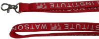 China Custom Logo Printed Tube Safety Neck Woven Lanyard 100 Pcs Eco Friendly for sale