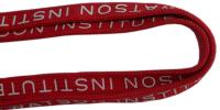 China Custom Logo Printed Tube Safety Neck Woven Lanyard 100 Pcs Eco Friendly for sale