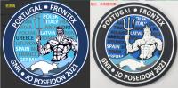 China Embossed Pantone Morale PVC Patch Waterproof 10C Color With Velcro Backing for sale