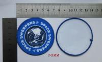 China Custom Direct Sublimated Patches Merrow Twill Offset Printing 12 Colors for Clothes for sale