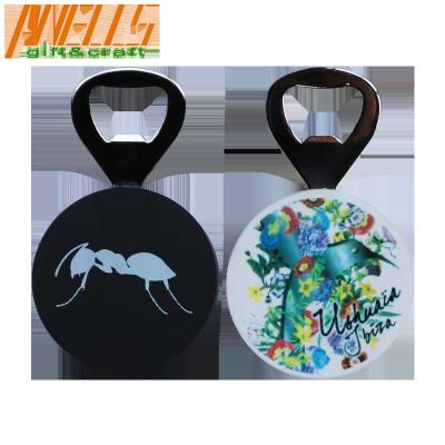 China Custom PVC Rubber Bottle Opener Zinc Alloy 10cm Bar Accessory for sale