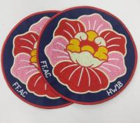 China Custom Embroidered Patches 9 Colors Washable Twill Fabric Iron On Sew On for Motorcycle Biker Clothing for sale