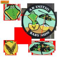 China Crocodile Morale PVC Patch Luggage Pantone With Transparent Card for sale