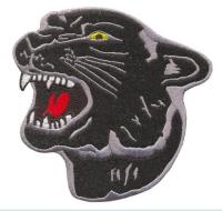 China Custom Dry Cleanable Animal Embroidery Patches 10C Twill Clothes Stick Washable 100mm for sale