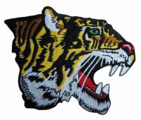 China Custom Dry Cleanable Animal Embroidery Patches 10C Twill Clothes Stick Washable 100mm for sale