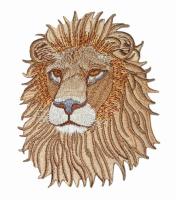 China Custom Dry Cleanable Animal Embroidery Patches 10C Twill Clothes Stick Washable 100mm for sale