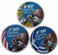 China Custom Embroidered Patches 8C Sew On Iron On Backing 100pcs MOQ Washable for sale