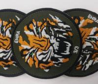 China Custom Embroidered Patches Iron On Badge 100pcs MOQ Washable Dry Cleanable Twill for sale