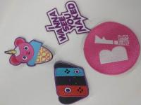 China Custom Embroidered Patch Iron On 9 Colors PMS Washable for Kids Clothing Jackets Bags for sale