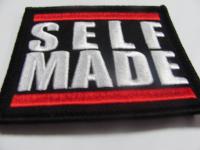 China Self Made Personalised Embroidery Patch Heat Seal Backing Merrow Border for sale