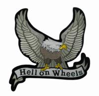 China Custom Twill Fabric Iron On Embroidered Badges 200mm for Hat Clothing Customizable for sale