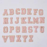 China Custom Chenille Letter Patches Iron On for Towel Embroidery Varsity Alphabet 9 Colors for sale