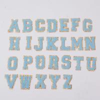 China Custom Colorful Adhesive Varsity Letter Iron On Patches Chenille Embroidery 0.8mm-3.5mm for sale