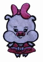 China Custom Animal Shape Iron On Embroidery Patch Heat Cut Border for Clothing for sale