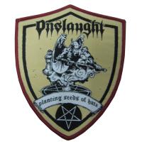 China Custom Plating Woven Label Patch Yellow Merrow Border 50pcs Minimum Eco Friendly for sale
