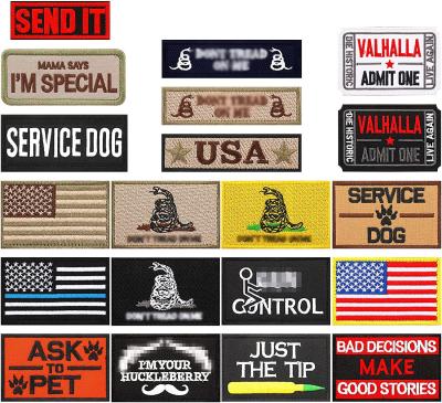 China Custom Tactical Embroidery Patch Set for Caps Bags Vests Military Uniforms 200mm for sale