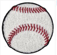 China Custom Iron On Chenille Basketball Patch for Letterman Jackets PMS Color 50pcs MOQ for sale