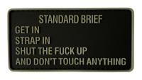 China Custom PVC Tactical Hook Patch Military Morale Emblem 3D Rubber Badge for sale
