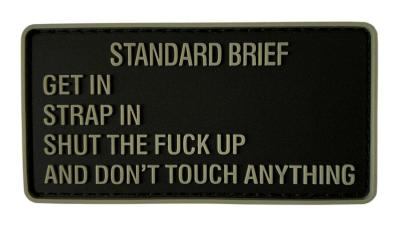 China Custom PVC Tactical Hook Patch Military Morale Emblem 3D Rubber Badge for sale