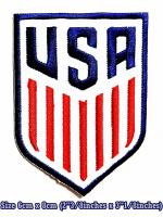 China Custom Embroidered Football Sport Patch Iron On Sew On 100mm Width 90% Embroidery for sale