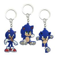 China Custom Soft PVC Anime Figure Keychain Key Ring 3D Charm Durable Eco Friendly for sale