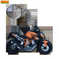 China custom logo printing made soft motor car shape 3D PVC rubber keychain for sale