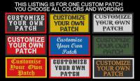 China CUSTOM EMBROIDERED PATCH 2 X 4
