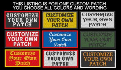 China CUSTOM EMBROIDERED PATCH 2 X 4