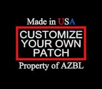 China Custom Embroidered Patch Personalized Funny Saying Biker 100mm Wide Iron On Backing for sale