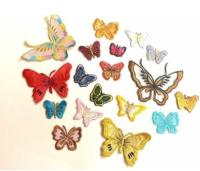 China Custom Embroidered Patches Iron On Backing 150mm Width for Clothing Bags Caps for sale