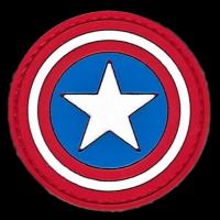 China Custom 3D PVC Rubber Patch with Iron On Backing for Clothing Hats Shoes 100 PCS MOQ for sale