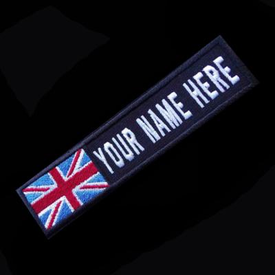 China Custom Embroidered Cloth Flag Patch for Military Airsoft with Backing Options 50pcs MOQ for sale