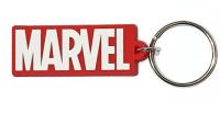 China Marvel Logo Keychain Avengers PVC Rubber Keyring for sale