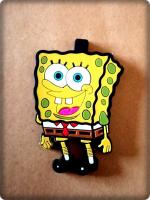 China Custom PVC Silicone Fridge Magnet 3D Spongebob Design Magnetic Sticker for Refrigerator for sale